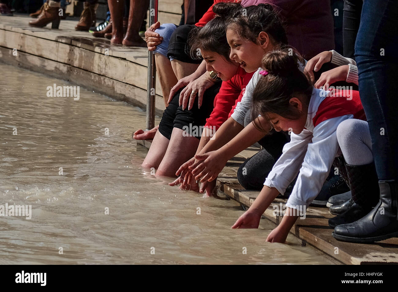 Qasr Al Yahud, Israel. 19th January, 2017. Archbishop Mor Sewerios ...