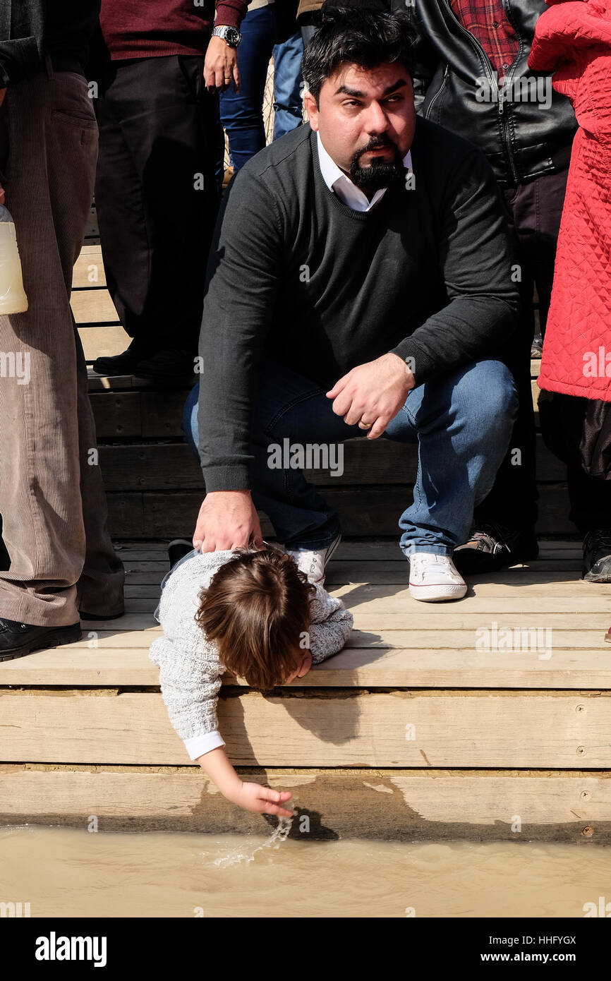 Qasr Al Yahud, Israel. 19th January, 2017. Archbishop Mor Sewerios ...