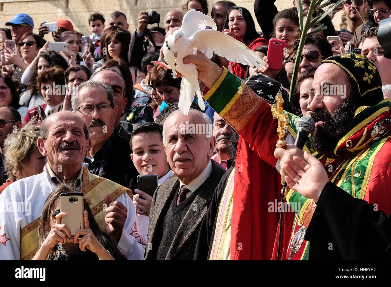 Qasr Al Yahud, Israel. 19th January, 2017. Archbishop MOR SEWERIOS ...