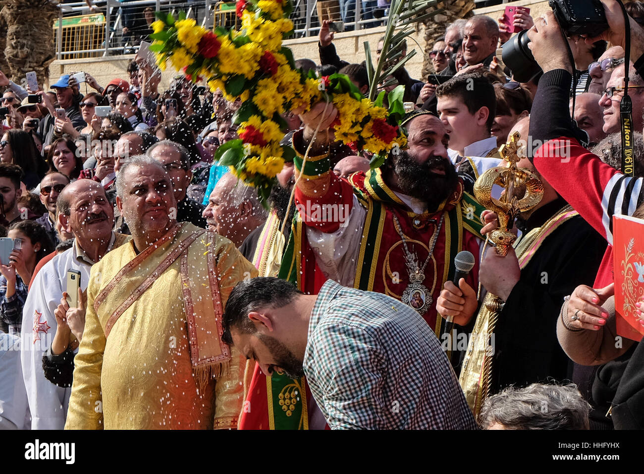 Qasr Al Yahud, Israel. 19th January, 2017. Archbishop MOR SEWERIOS ...