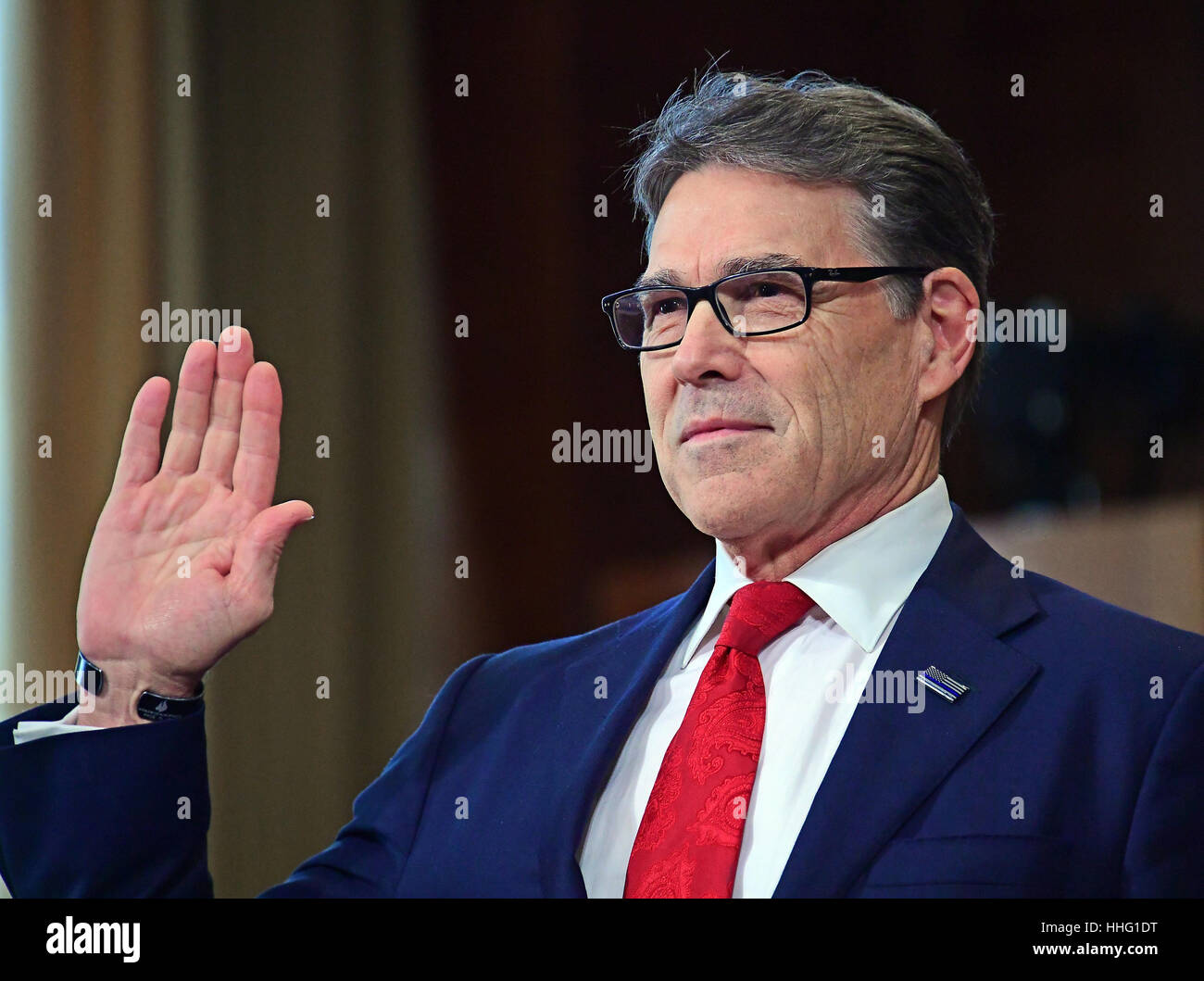 Washington DC, USA. 19th Jan, 2017. Former Governor Rick Perry ...