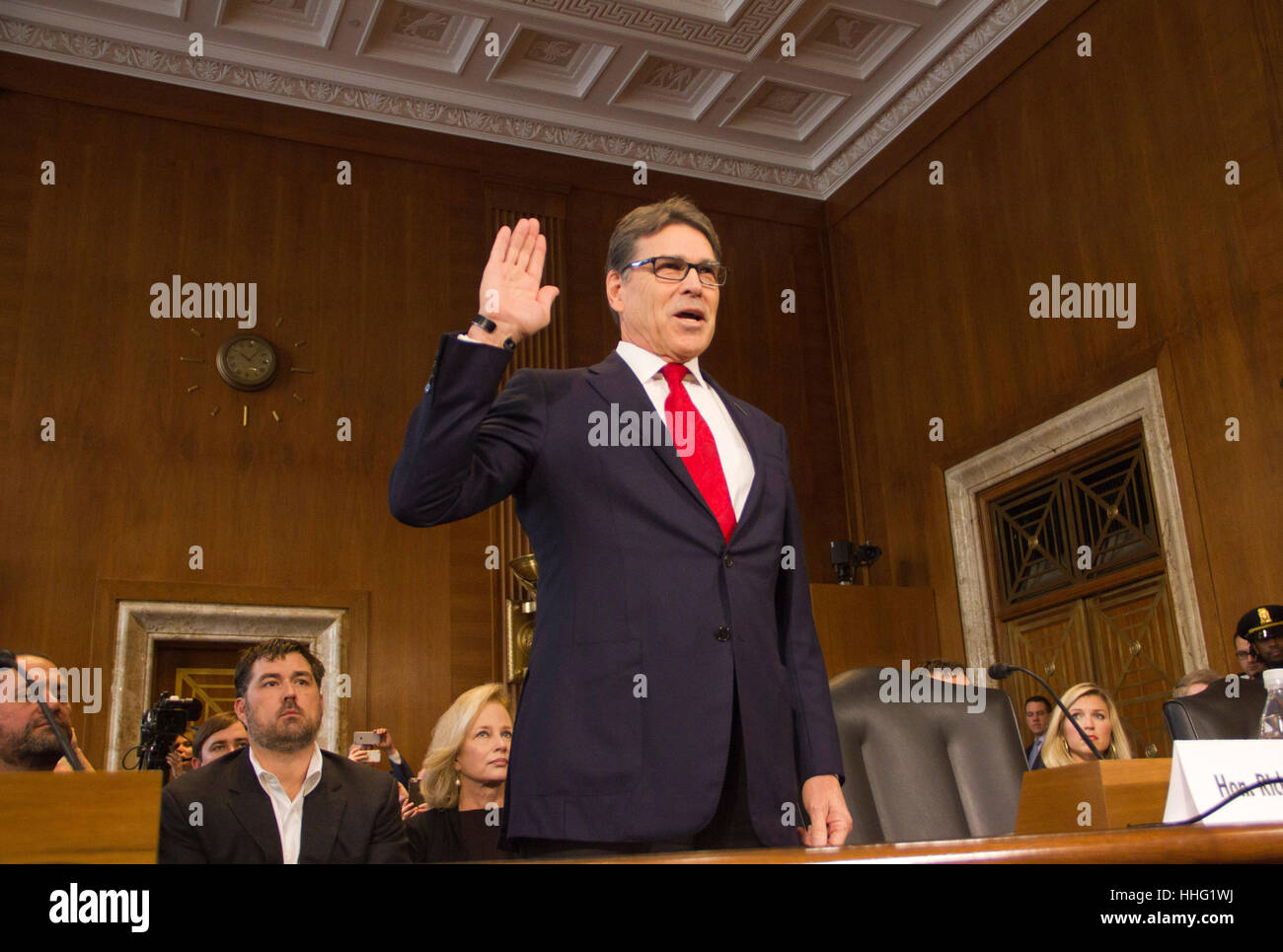 Washington, USA. 19th Jan, 2017. Former Texas Governor Rick Perry ...