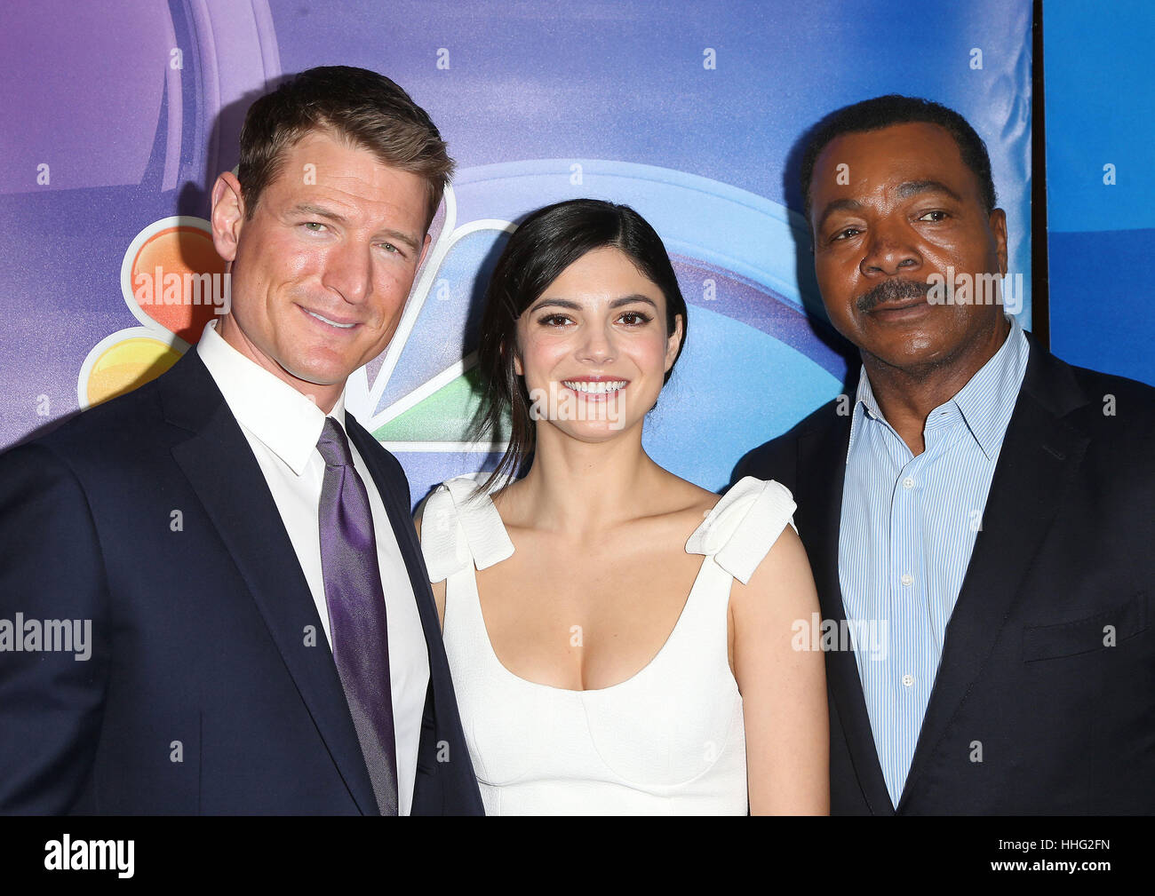 Pasadena, California, USA. 18th Jan, 2017. Philip Winchester, Monica ...