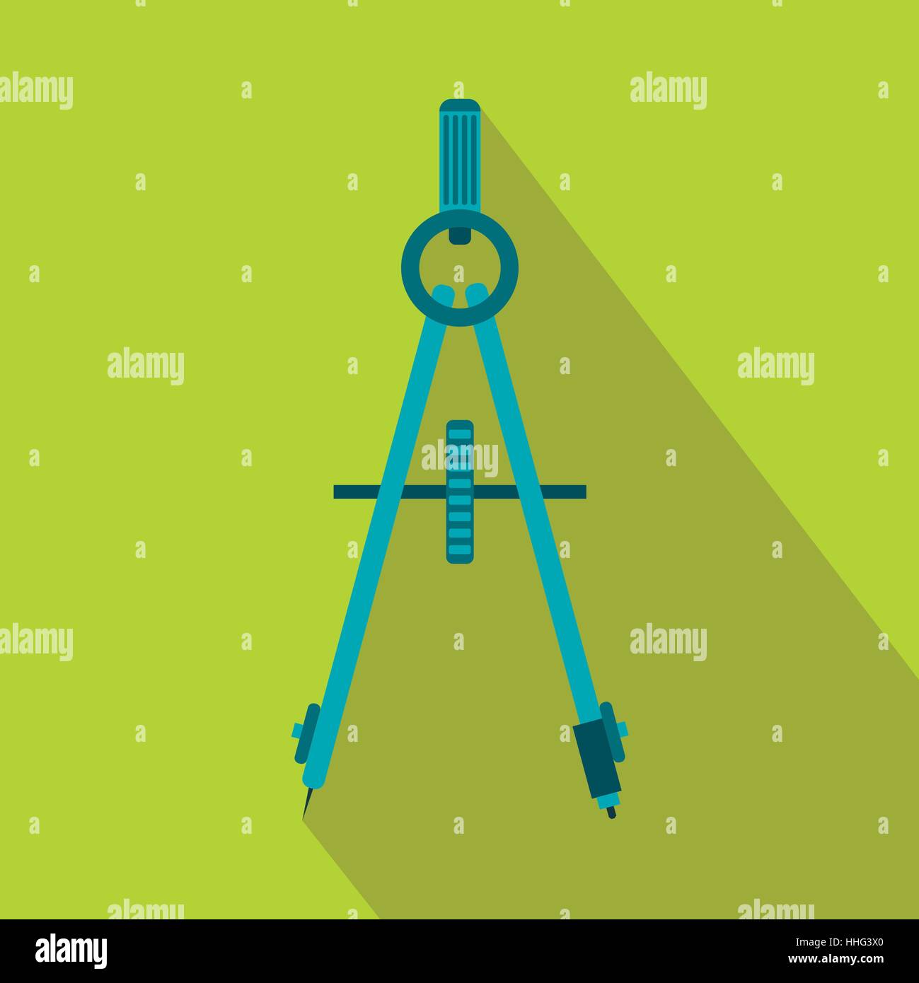 Mathematical Compass Stock Vector Images - Alamy