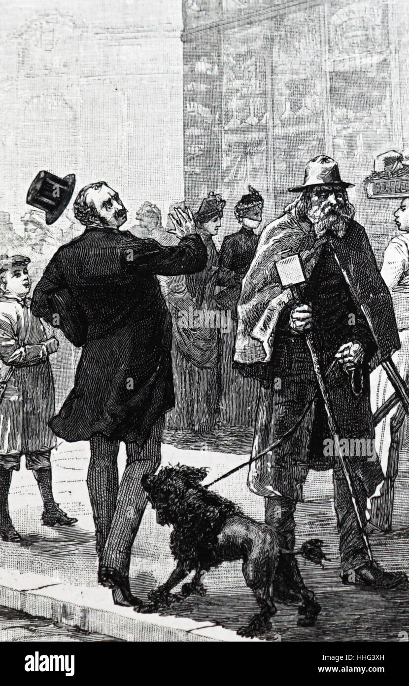 Poor blind man hi-res stock photography and images - Alamy