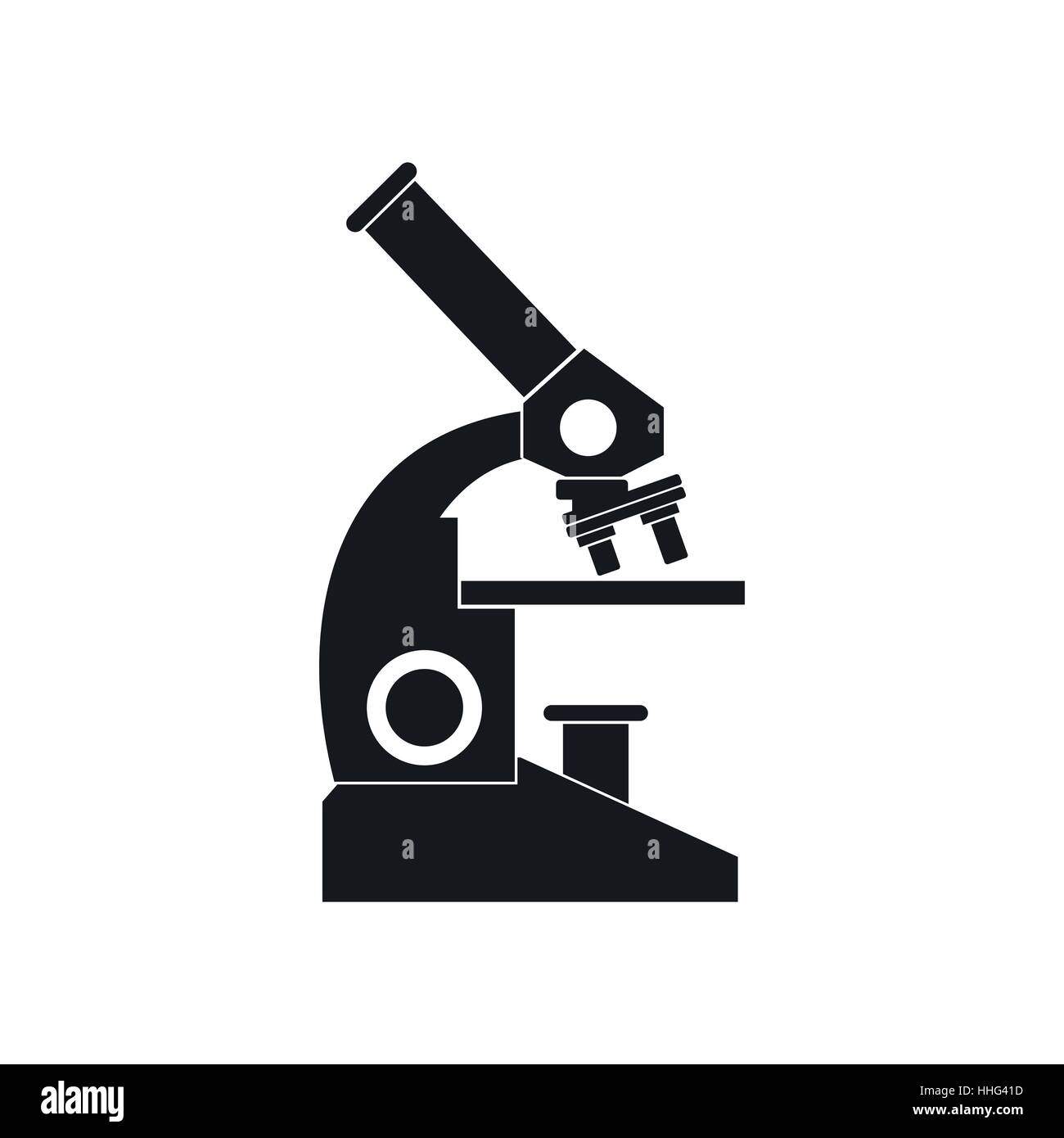 Microscope simple Cut Out Stock Images & Pictures - Alamy