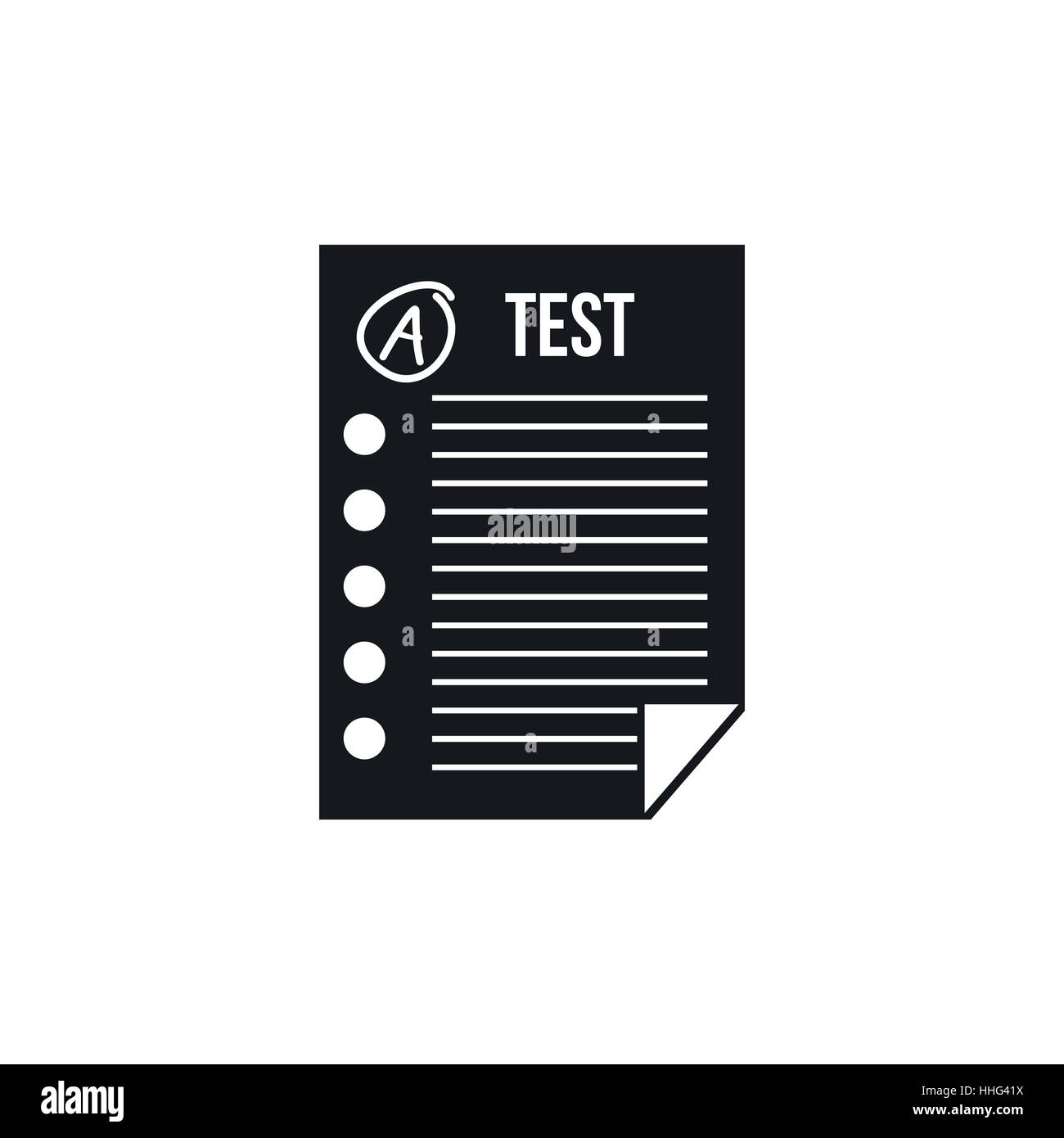 College evaluation form Stock Vector Images - Alamy