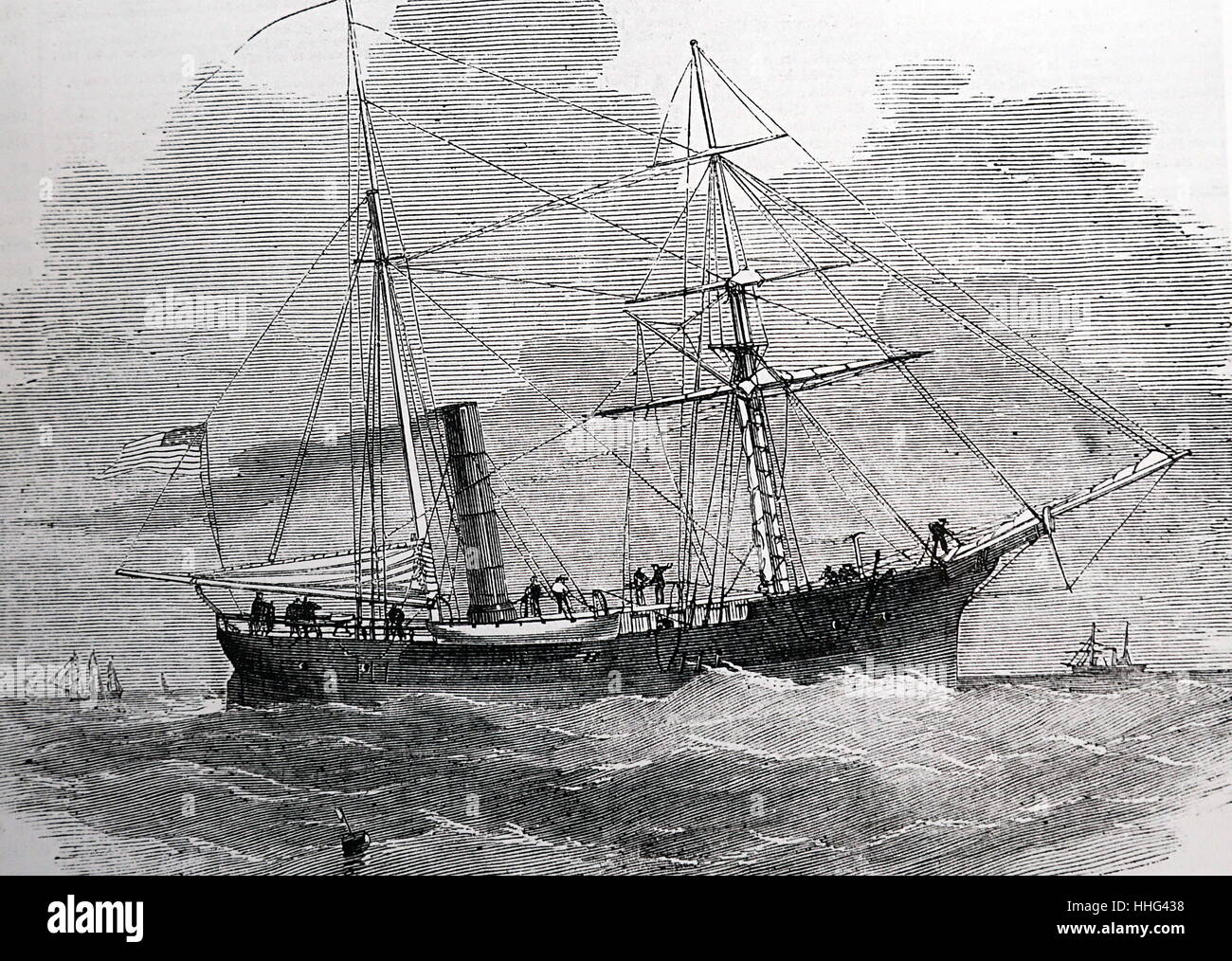 Steam ship 19th century hi-res stock photography and images - Alamy