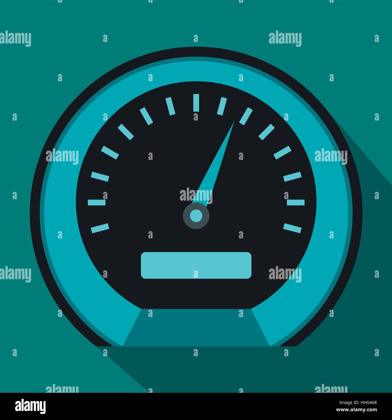 Speedometer icon in flat style Stock Vector Image & Art - Alamy