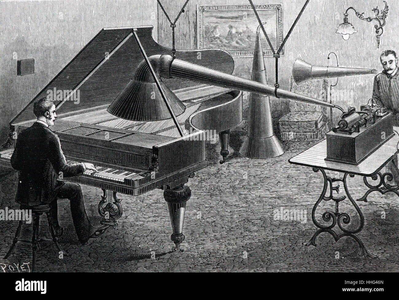 Phonograph thomas edison hi-res stock photography and images - Alamy
