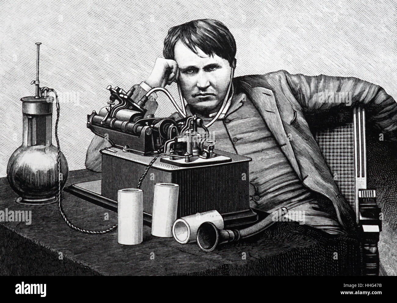 Thomas edison phonograph hi-res stock photography and images - Alamy