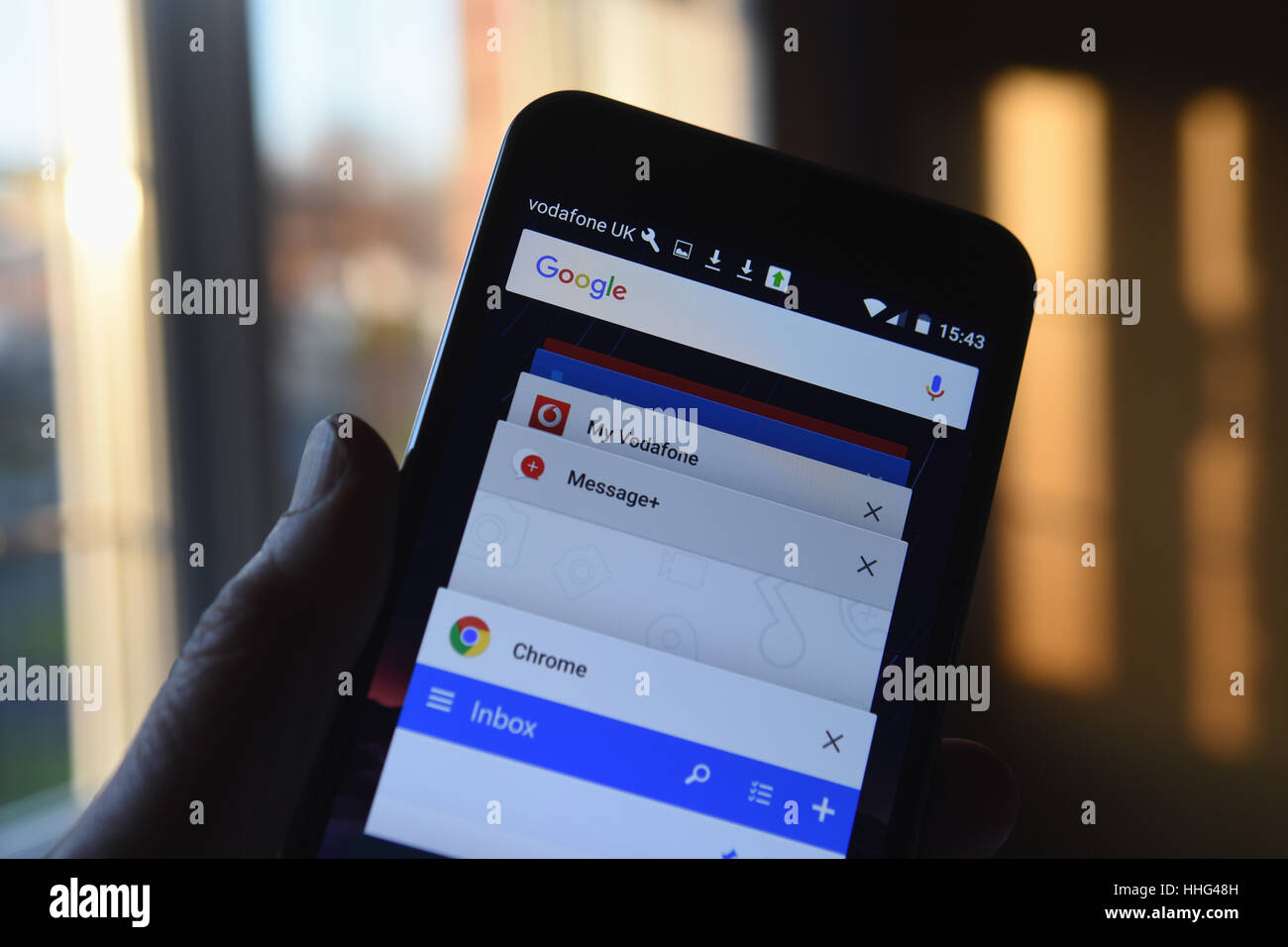 Vodafone mobile phone hi-res stock photography and images - Alamy