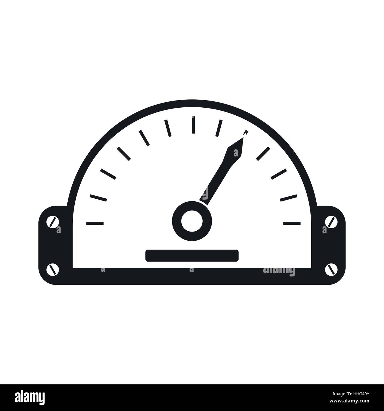 Speedometer icon in simple style Stock Vector Image & Art - Alamy
