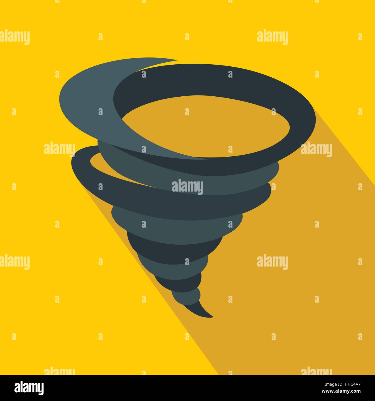 Tornado icon in flat style Stock Vector Image & Art - Alamy
