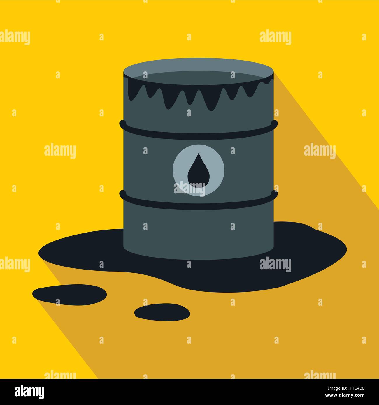 Oil Barrel Spill