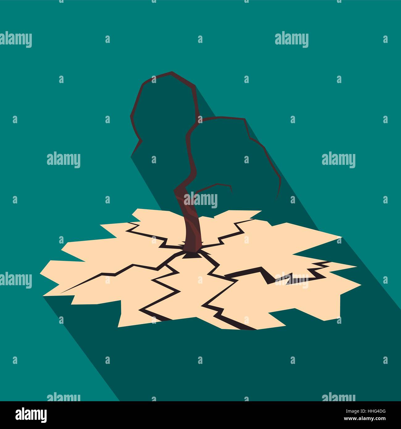 Ground in drought Stock Vector Images - Alamy