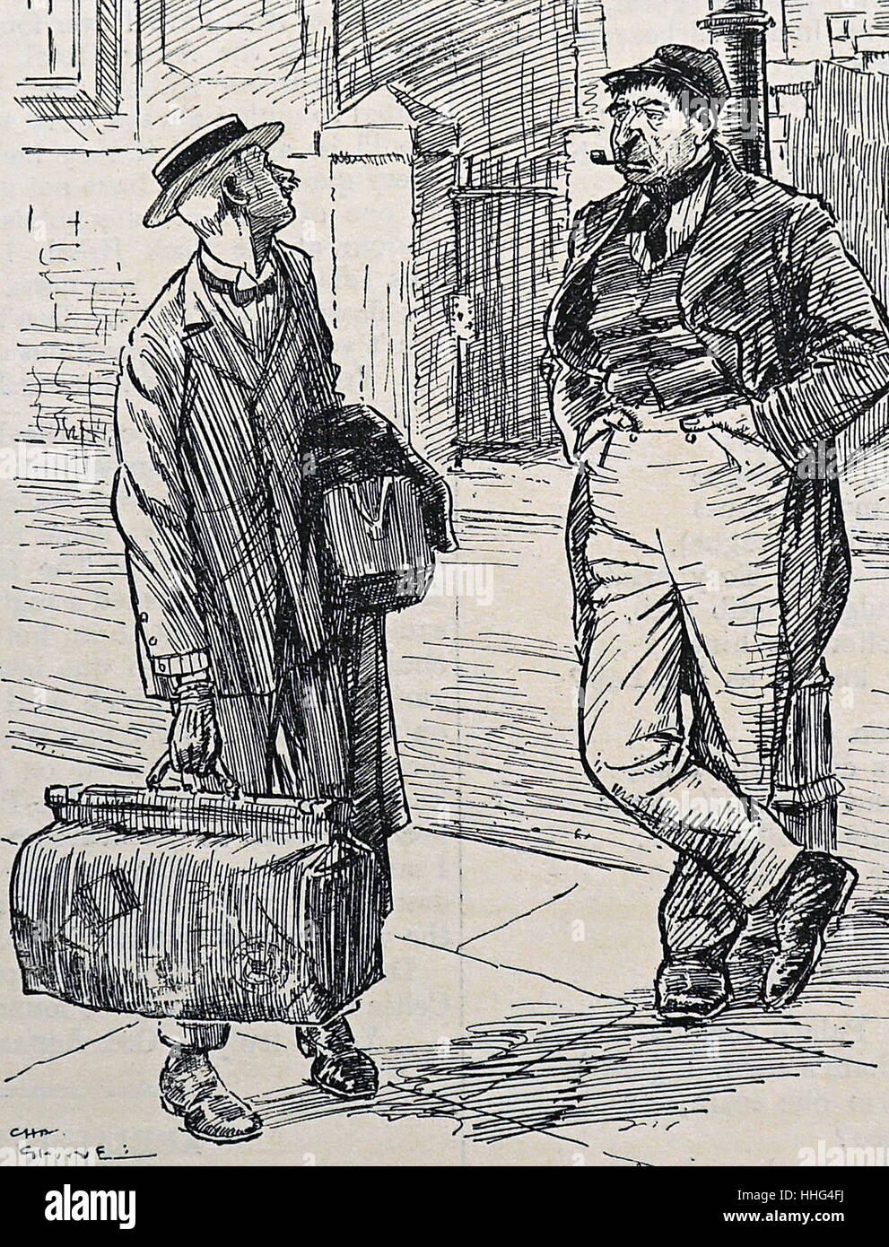 Punch cartoon dated 1890; critical of the profiteering of Match ...