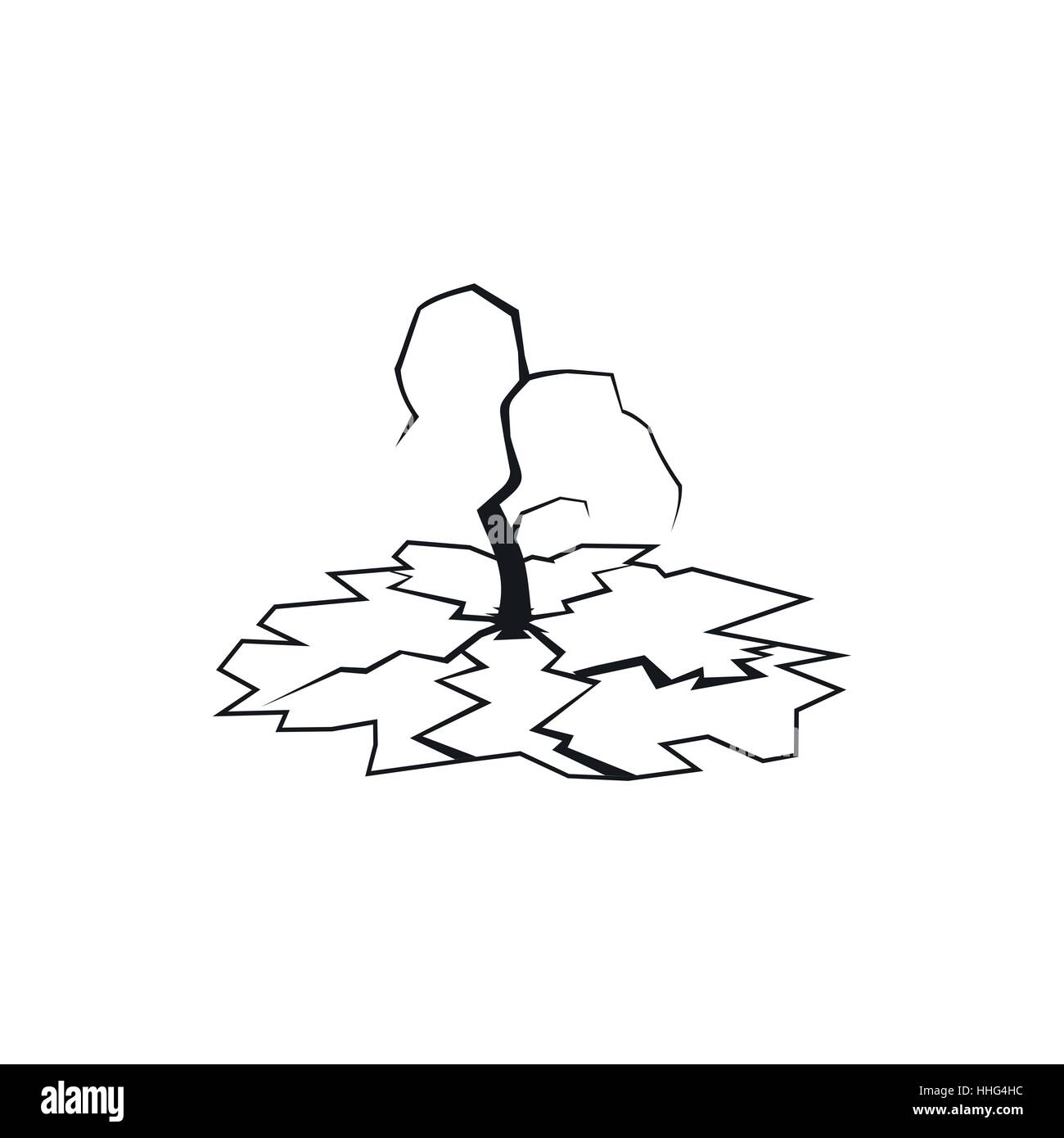 Tree in drought Cut Out Stock Images & Pictures - Alamy