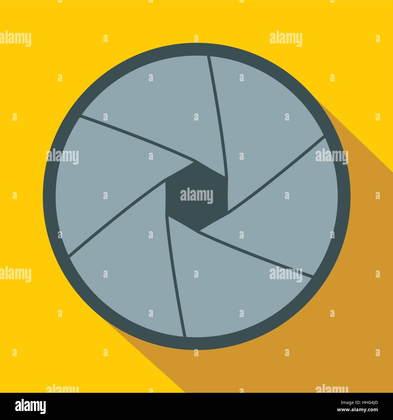 Camera aperture icon in flat style Stock Vector Image & Art - Alamy