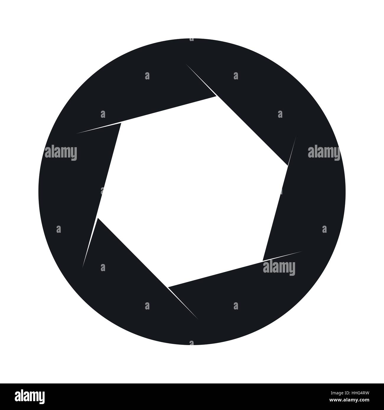 Camera shutter aperture icon, simple style Stock Vector Image & Art - Alamy