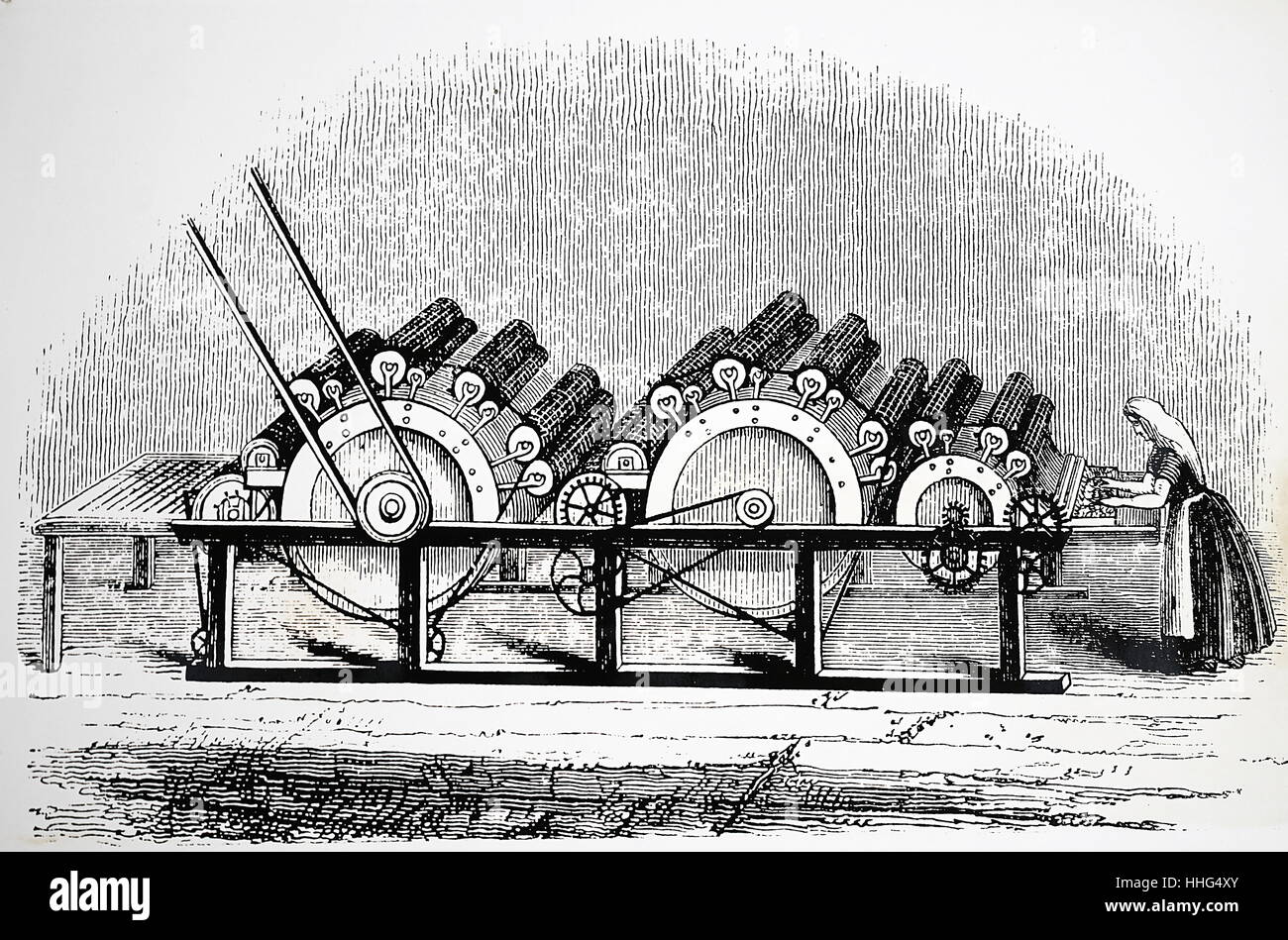 Carding machine hi-res stock photography and images - Alamy