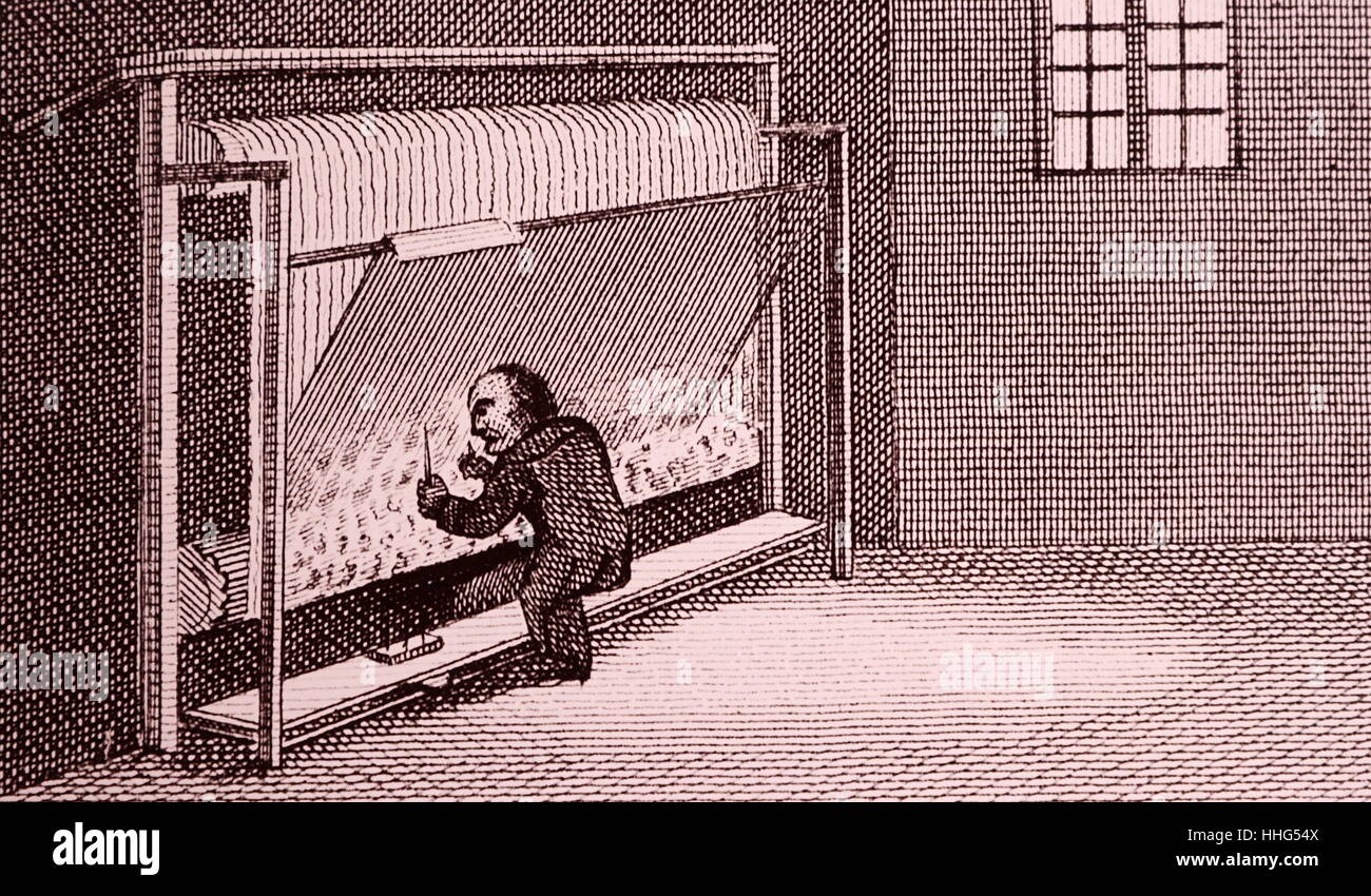 Carpet weaving: wilton. London, 1823 Stock Photo - Alamy