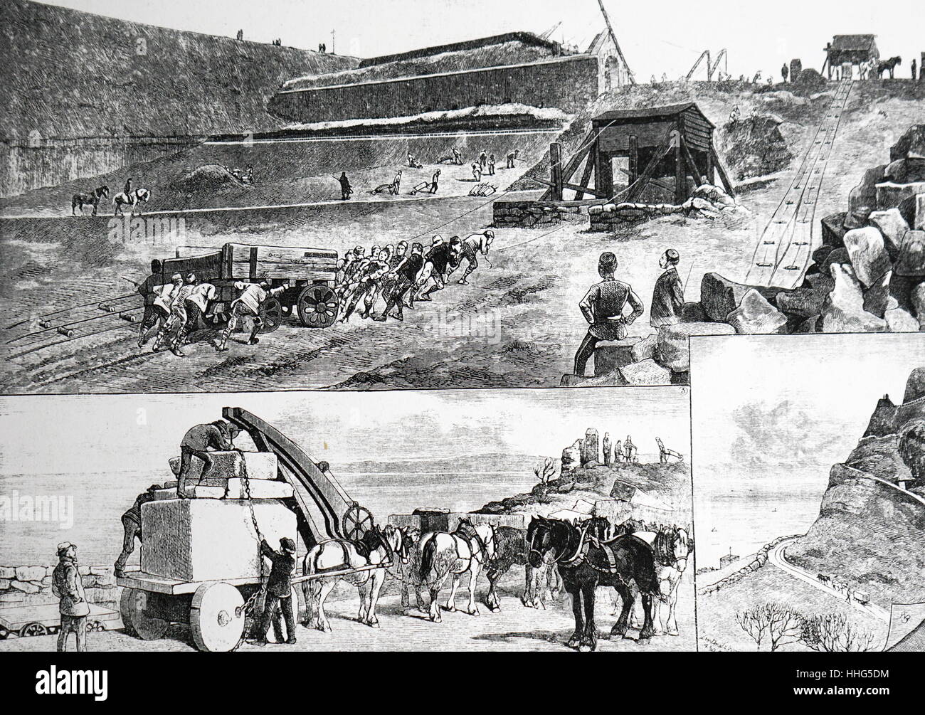 Portland prison quarry hi-res stock photography and images - Alamy