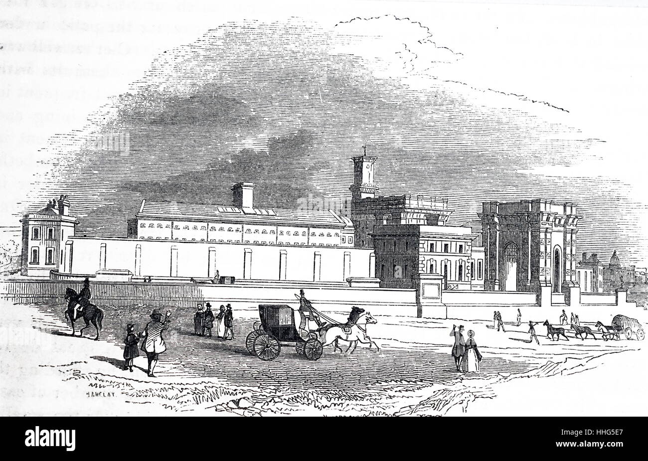 Model prison on the separate system - Pentonville. Dated September 1843 ...