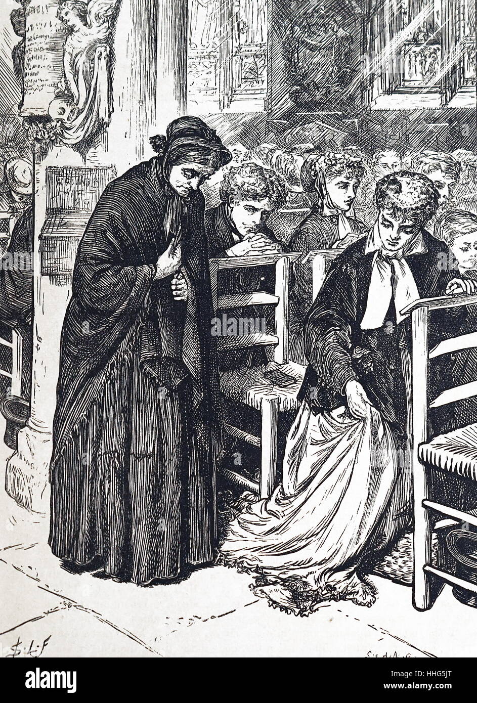 Illustration by Sir Samuel Luke Fildes (1844-1927) From Good Words ...