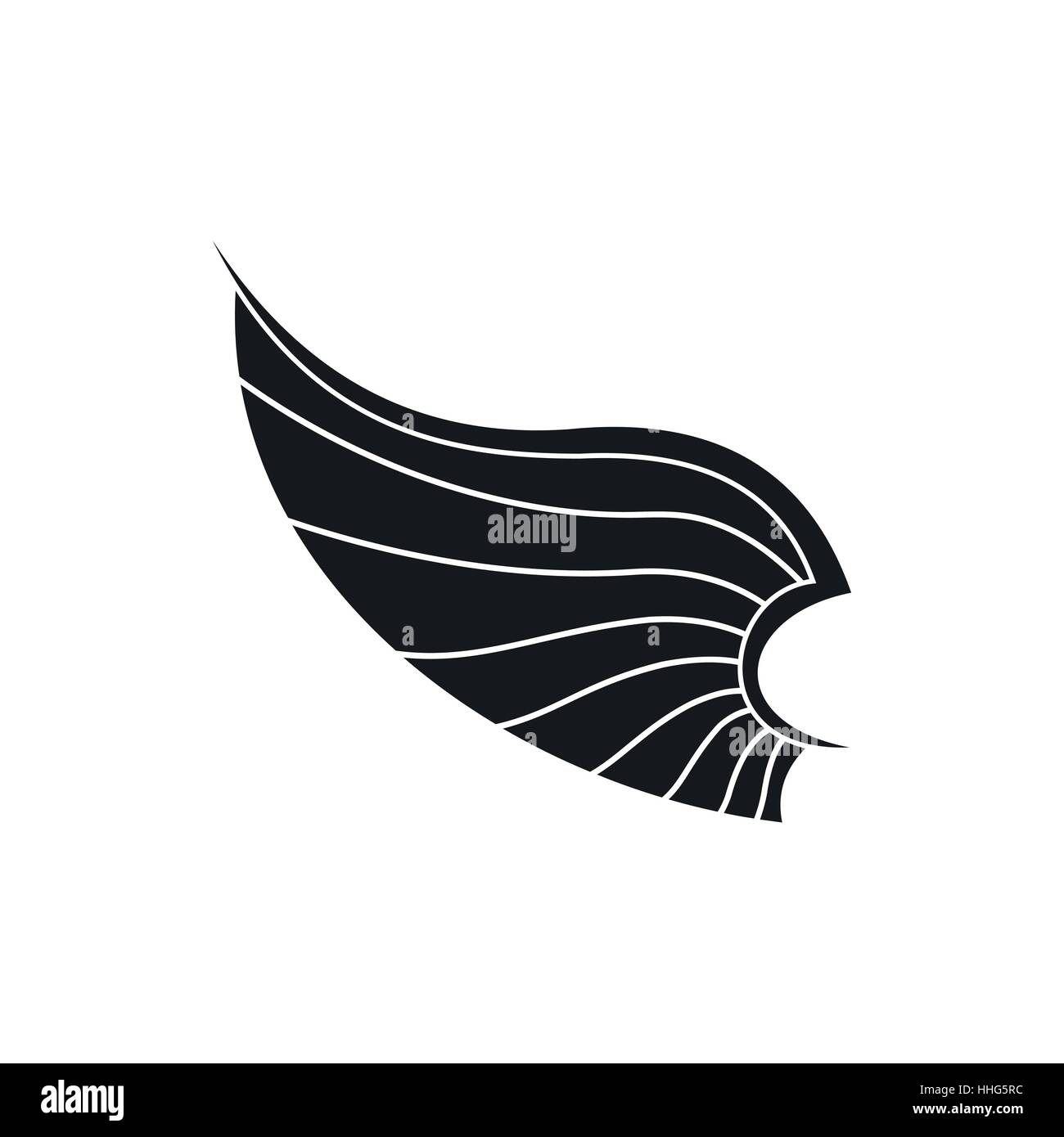 Wing icon in simple style Stock Vector Image & Art - Alamy
