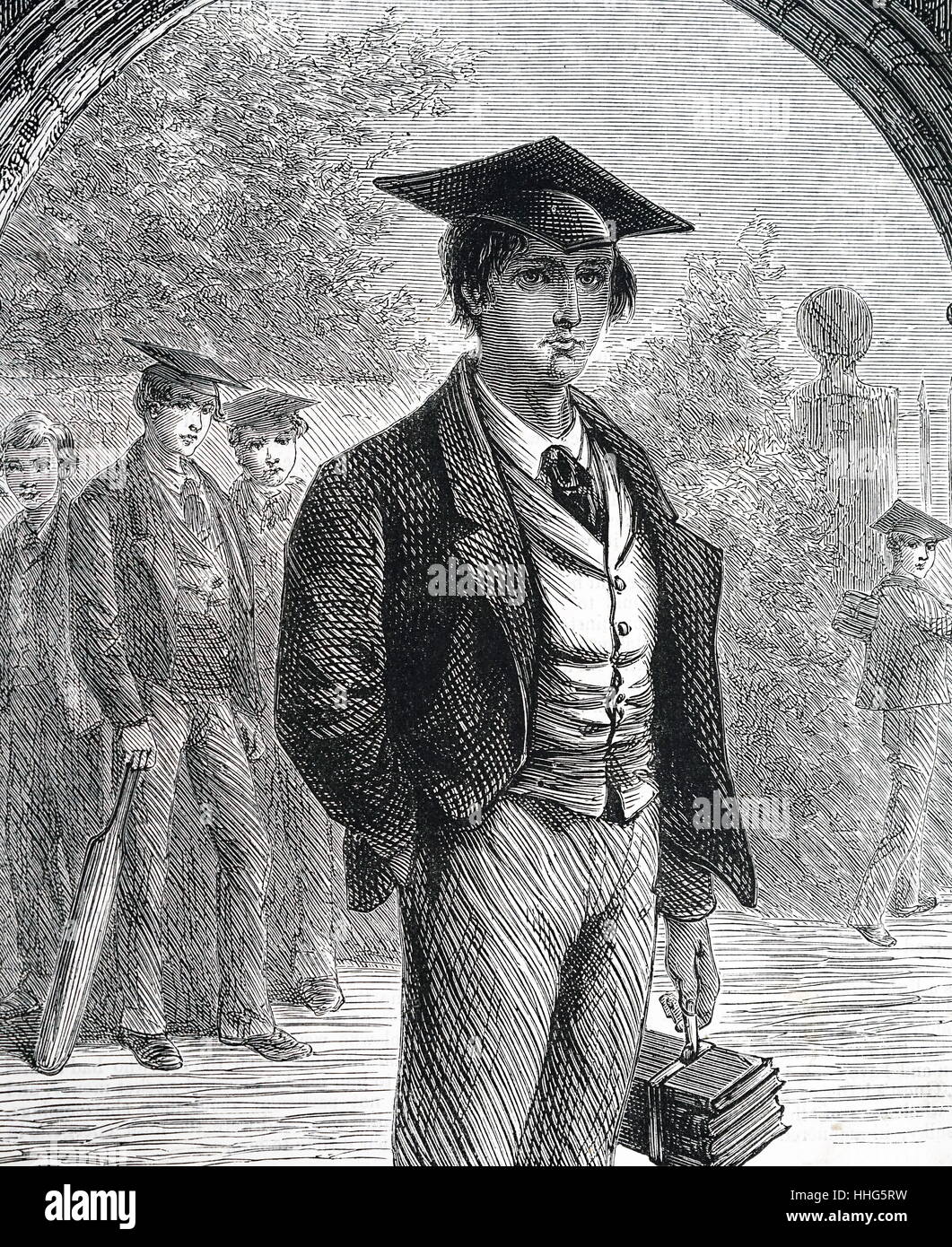 Sent to Coventry: Boy ostracized by his Schoolmates: London, 6th April ...