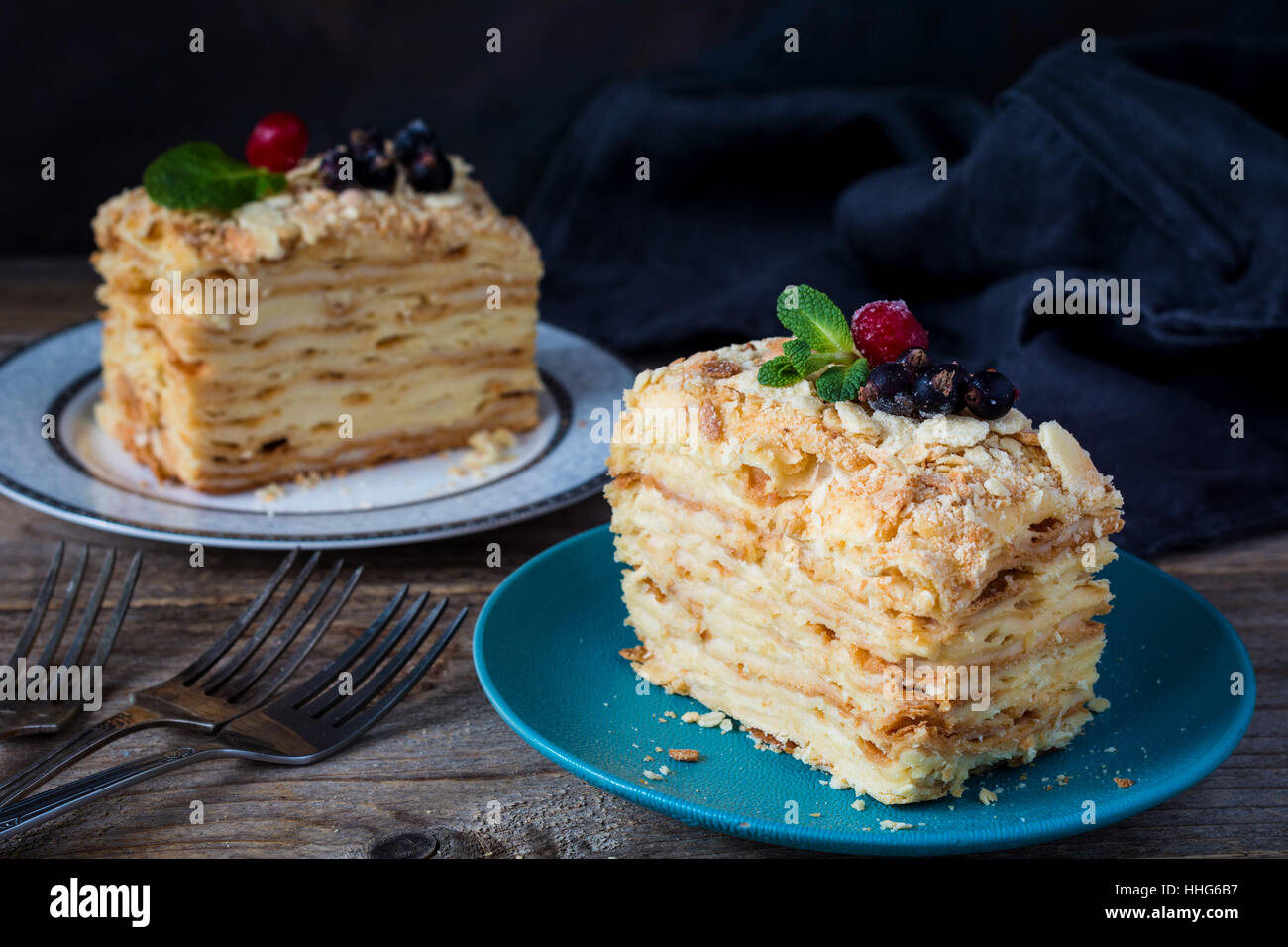 Multi layered birthday cake hi-res stock photography and images - Alamy