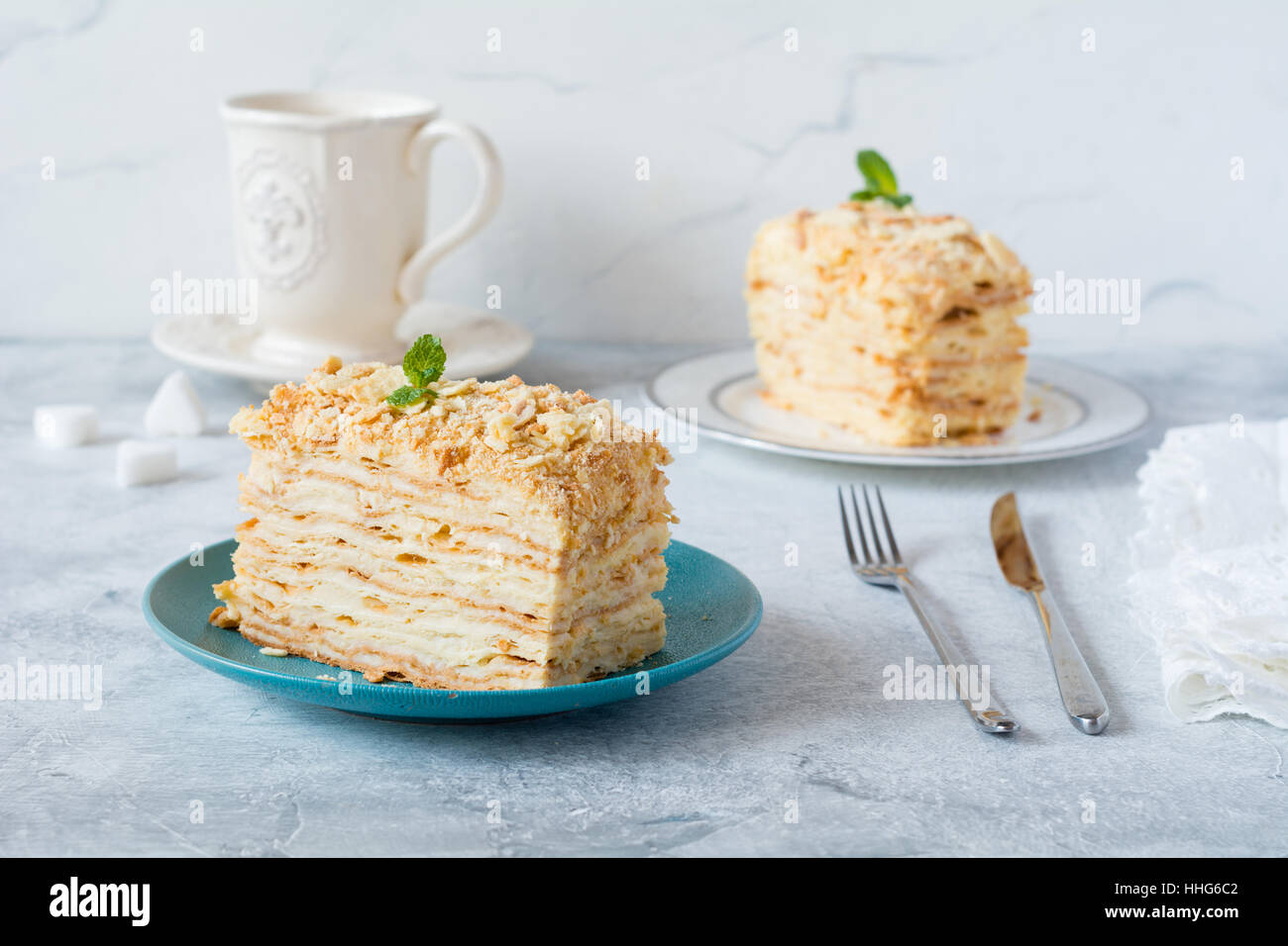 Multi layered birthday cake hi-res stock photography and images - Alamy