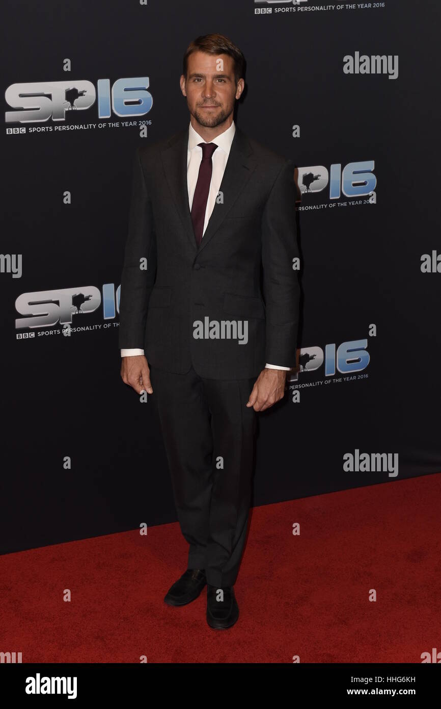 Neil Taylor attending BBC Sports Personality of the Year 2016, at the ...