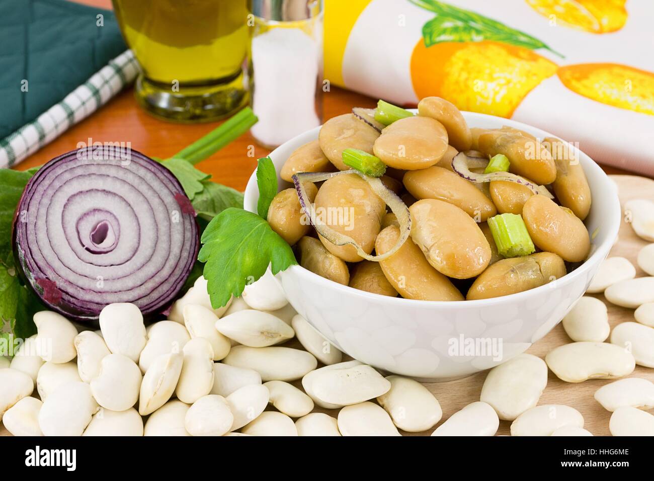 beans, vegetable, legumes, bean, food, aliment, salt, closeup, flow ...