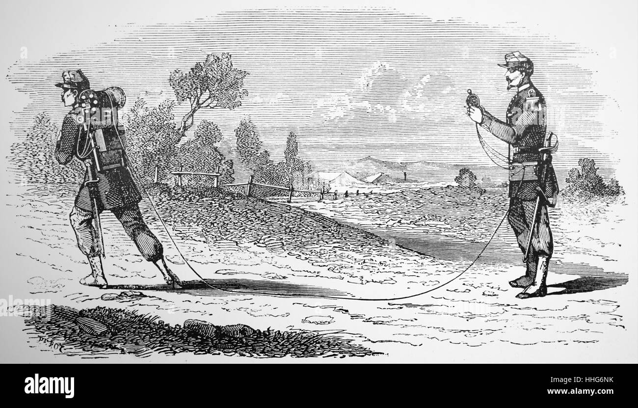 Laying down telegraph cable hi-res stock photography and images - Alamy