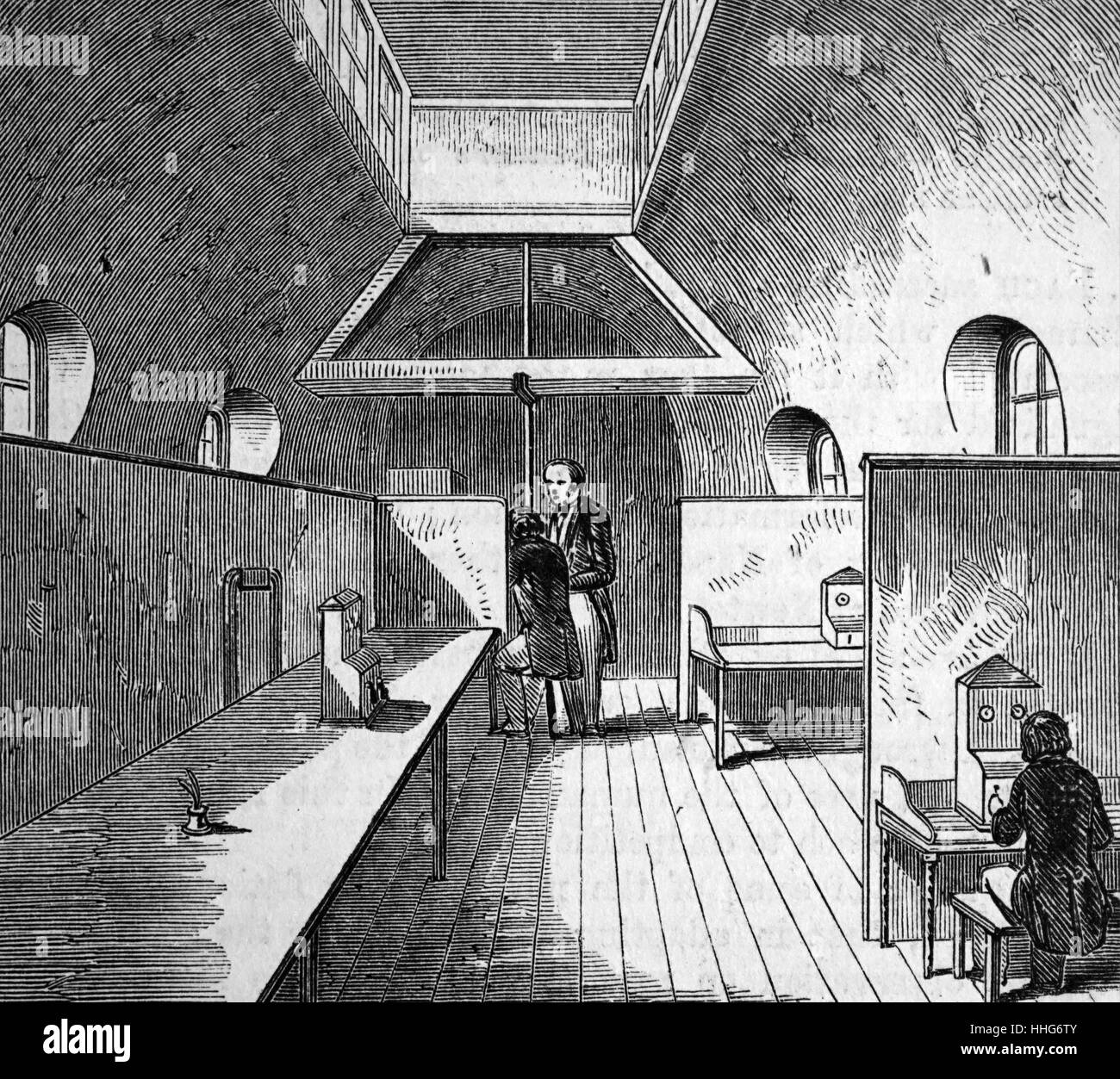 Instrument room at the Electric Telegraph Office; Lothbury; London ...