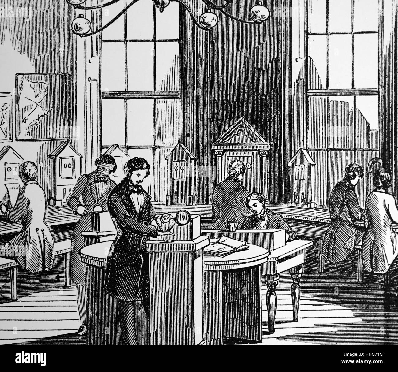 Telegraph room hi-res stock photography and images - Alamy