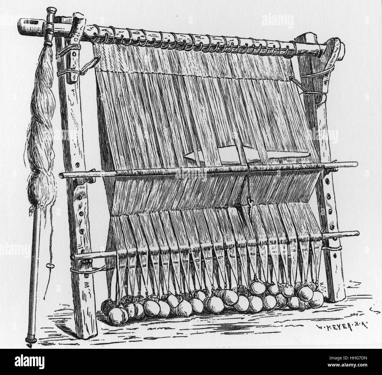 Loom weights hi-res stock photography and images - Alamy