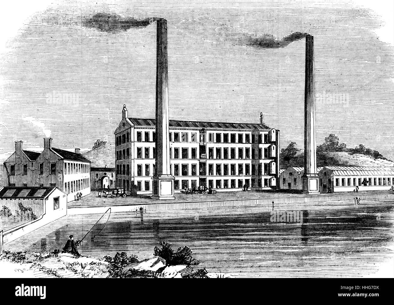 19th century mills england hi-res stock photography and images - Alamy