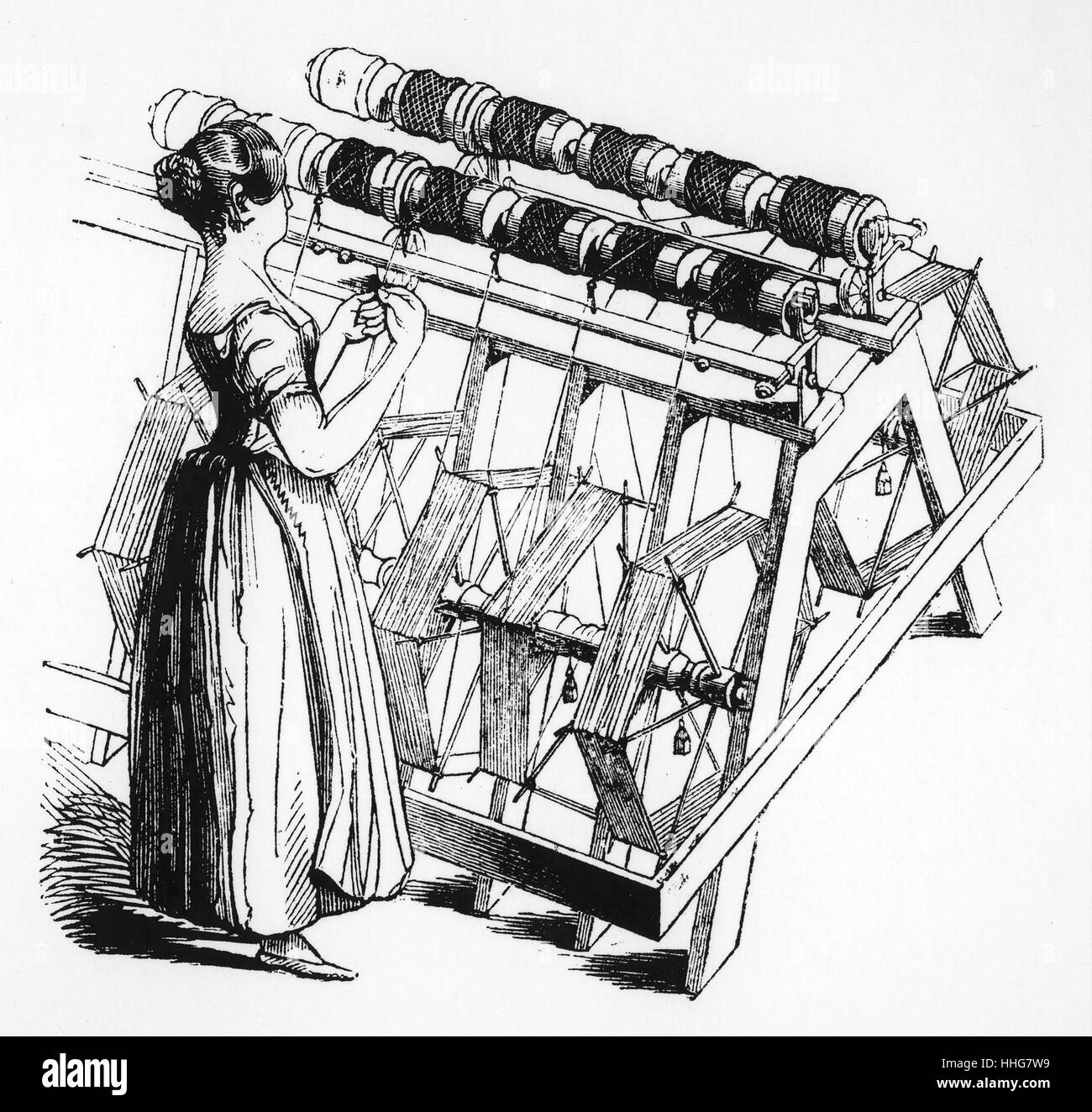 Winding the silk hi-res stock photography and images - Alamy