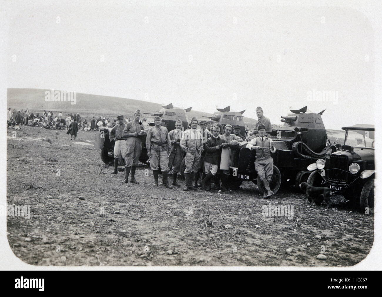 postcard depicting the French Foreign Legion in North Africa during ...