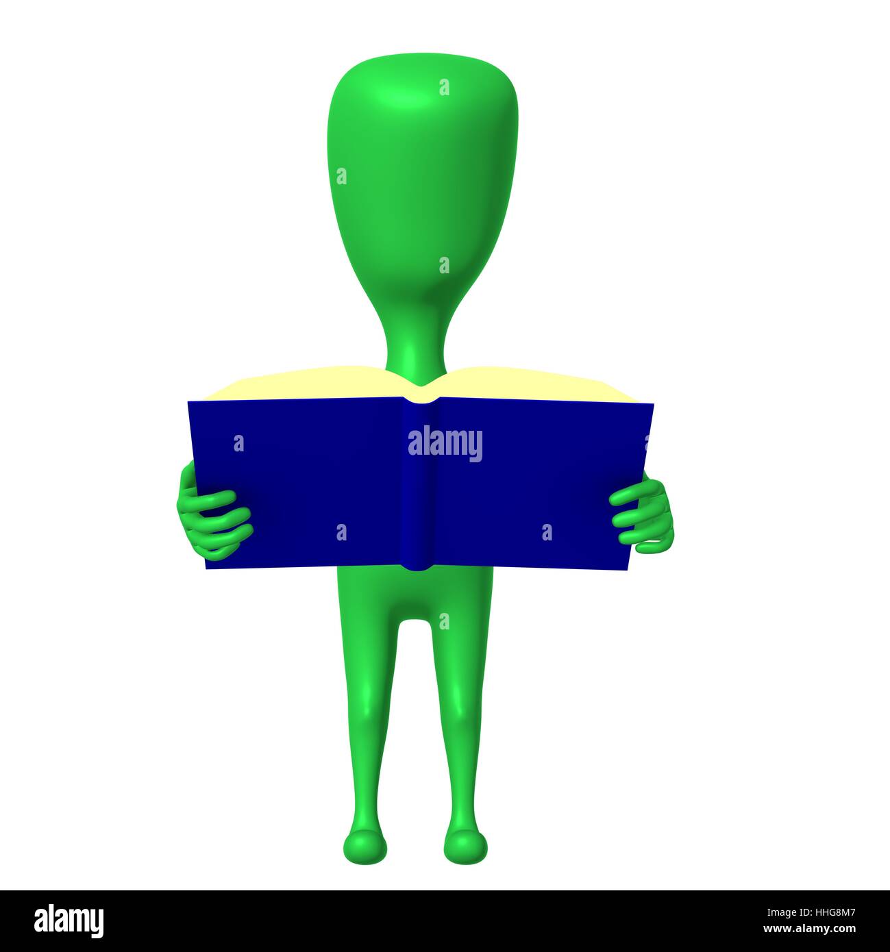 Little 3d reading book hi-res stock photography and images - Alamy