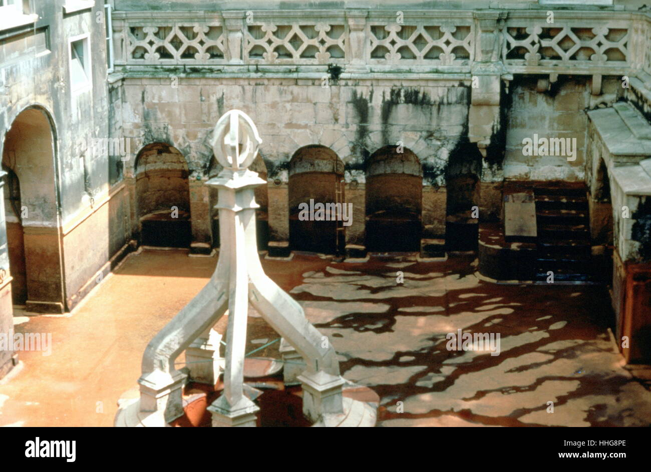 The Roman Baths complex is a site of historical interest in the English ...