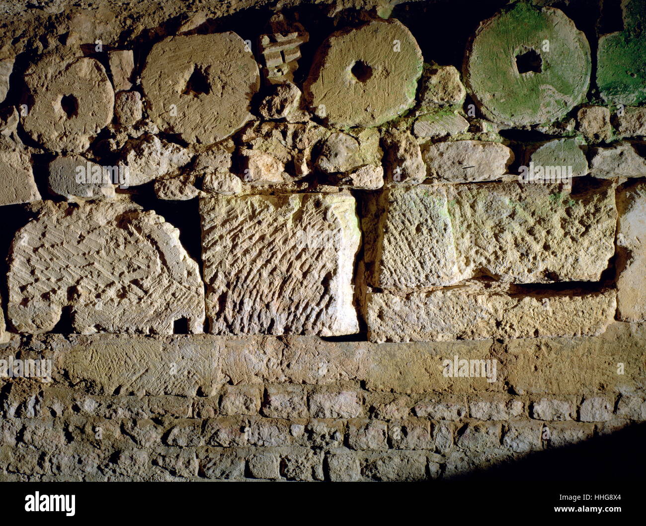 Gallo-Roman crypt, France. The term Gallo-Roman describes the Romanized ...