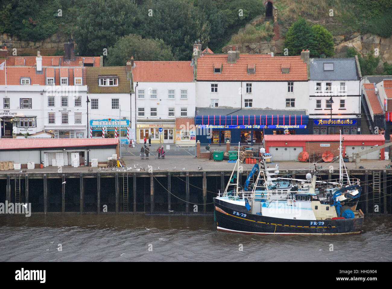 Fishing boat "Good Intent" at Whitby, North Yorkshire, England, U.K ...