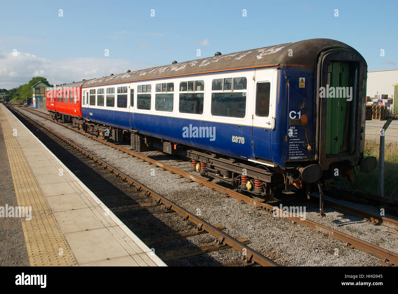 Leeming Bar Railway Station (Wensleydale Railway), North Yorkshire ...