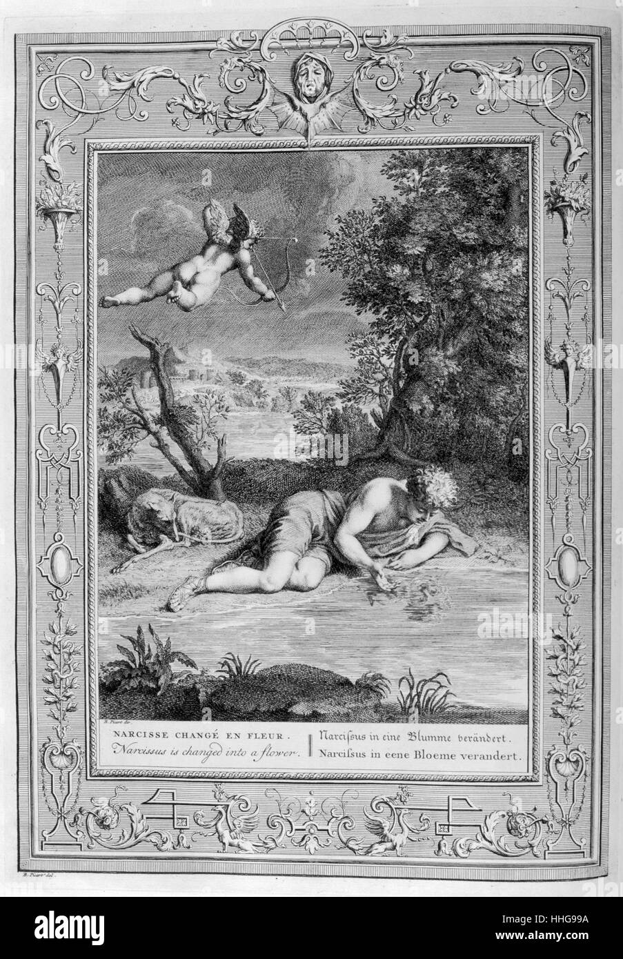 Narcissus mythology hi-res stock photography and images - Alamy