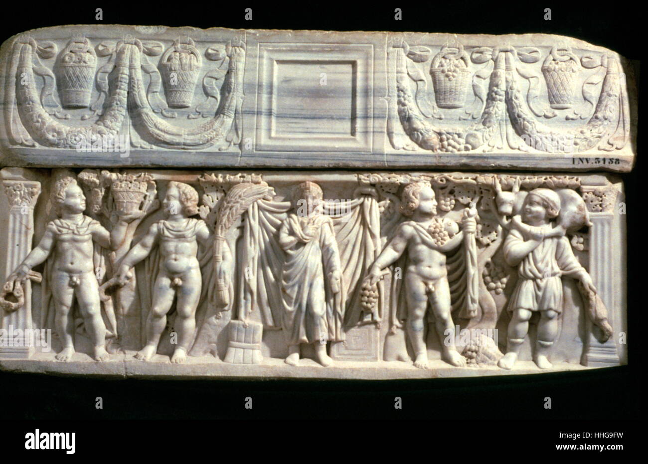 Bardo Museum Tubnisia Sarcophagus Of The Four Seasons Ivth Century