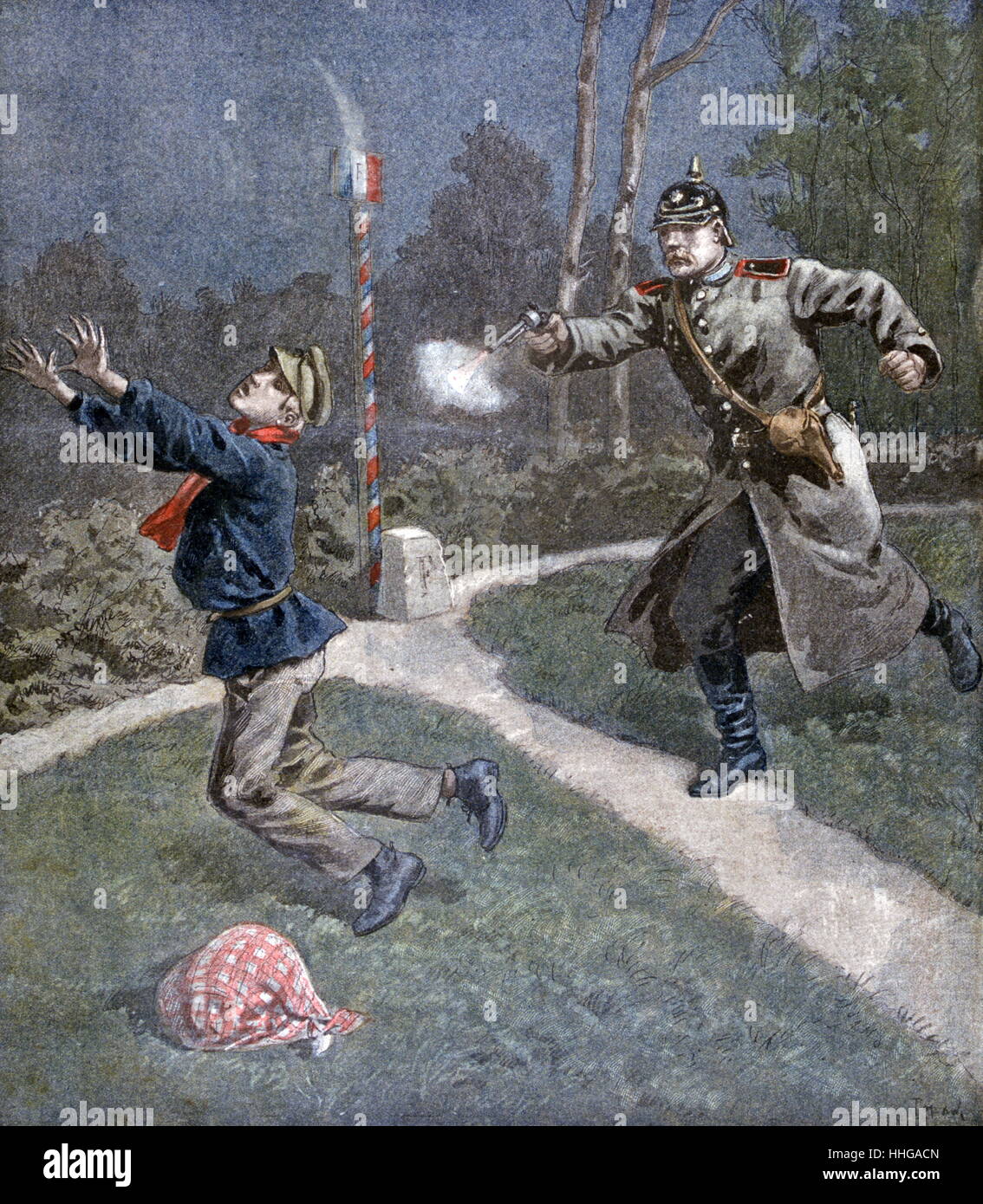 French border police officer hi-res stock photography and images - Alamy